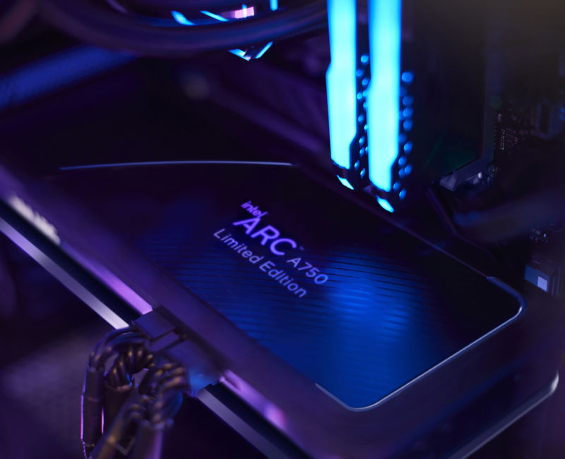 Intel Arc A750 - Carte graphique Intel sur Materiel.net | OOP