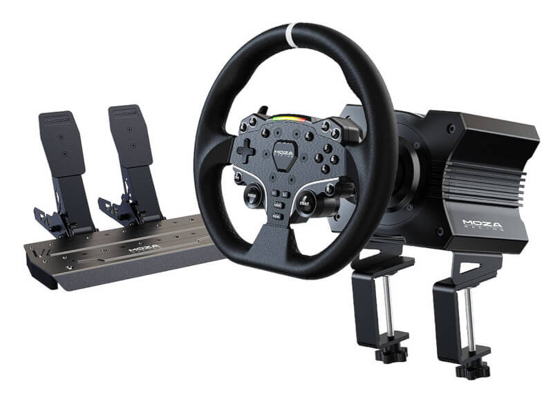 MOZA Racing R5 Bundle - Volant Simracing Moza Racing sur Materiel.net