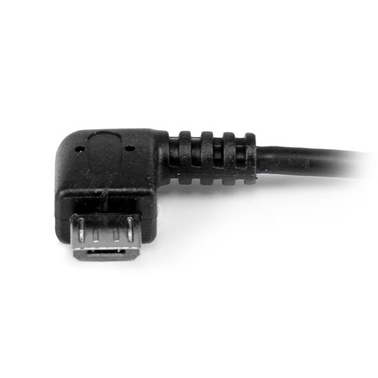 StarTech.com Adaptateur Micro USB coude droit vers USB Host OTG - Câble ...