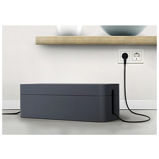 Boîtier cache câbles (gris anthracite) - Rangement Durable sur Materiel.net