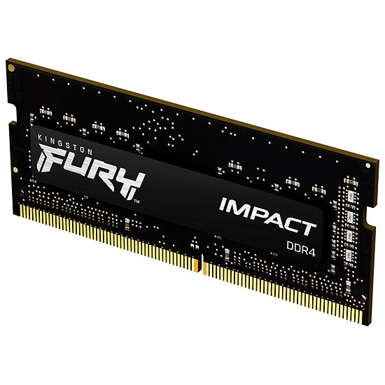 Kingston Fury Impact SO-DIMM - 1 x 16 Go (16 Go) - DDR4 2666 MHz - CL15 - Mémoire Kingston sur ...