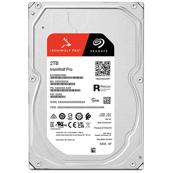 Seagate IronWolf Pro - 2 To - 256 Mo - Disque dur interne Seagate ...