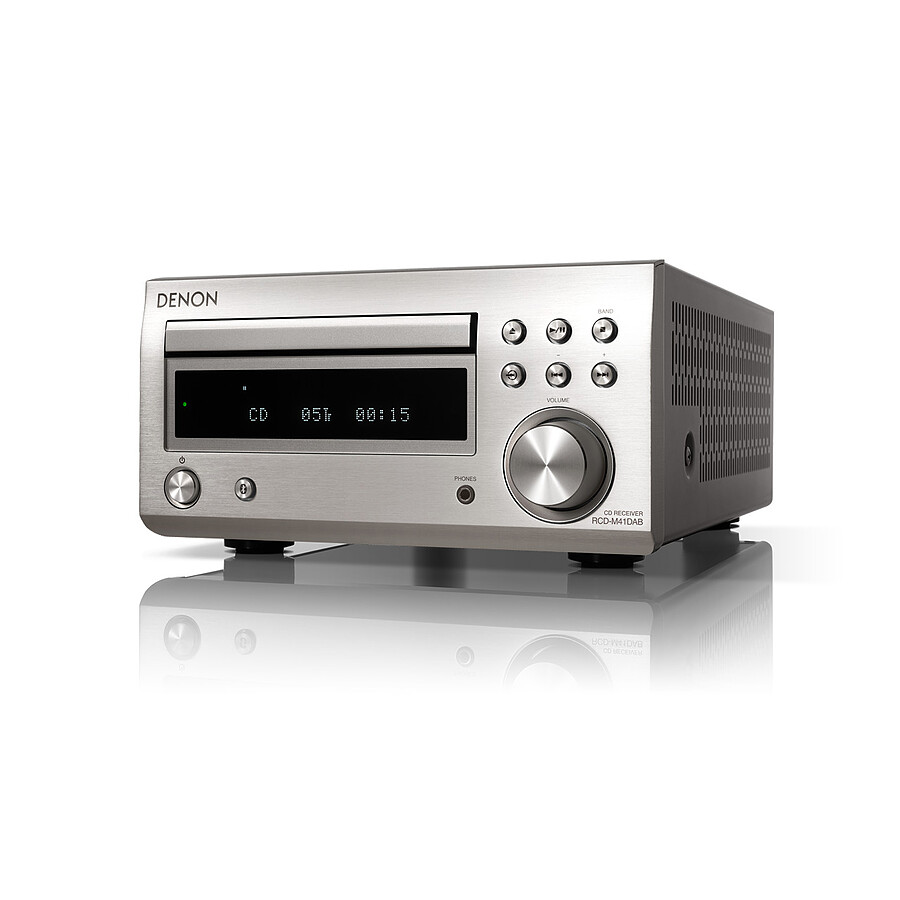 Denon DM41 DAB Argent / Noir - Mini-chaine Denon sur Materiel.net