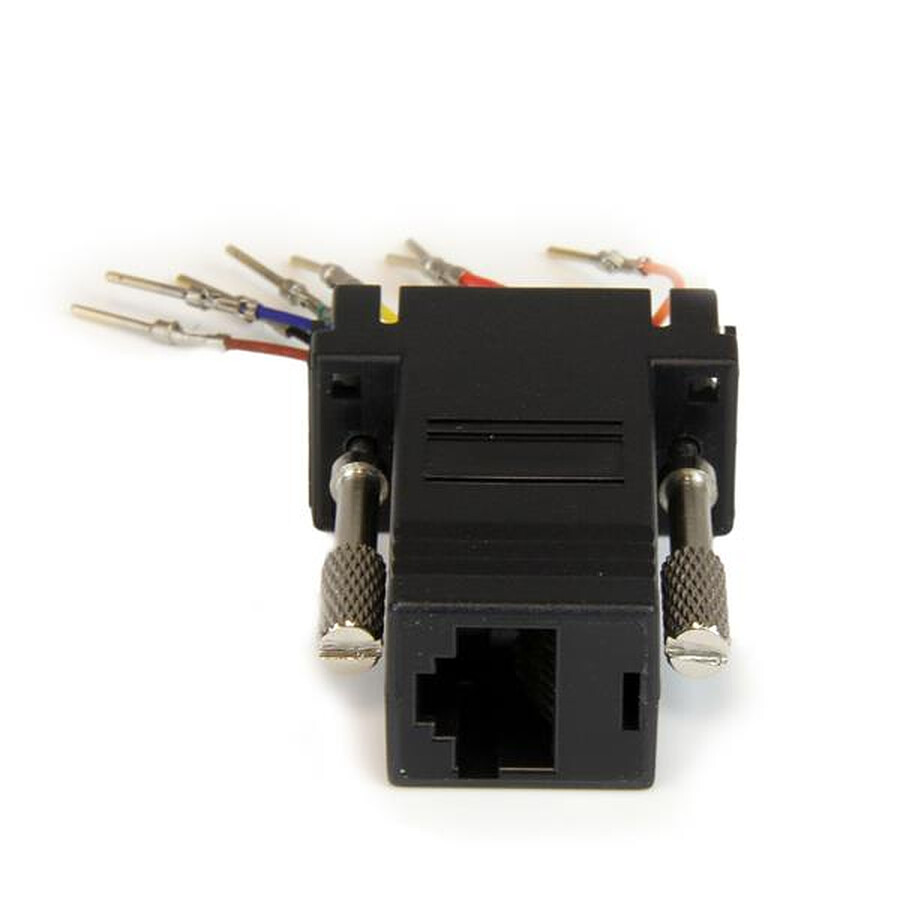 StarTech.com Adapteur Modulaire DB9 Male vers RJ45 Femelle Noir ...