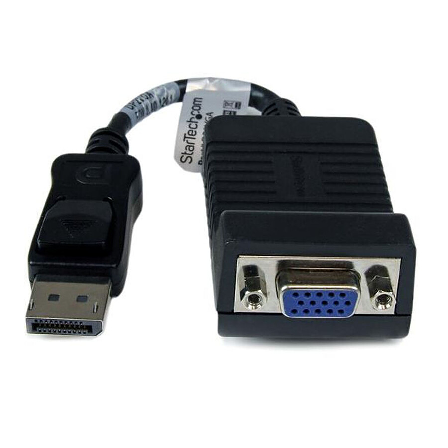 StarTech.com Adaptateur Vidéo DisplayPort / VGA - 77 mm - Câble VGA ...