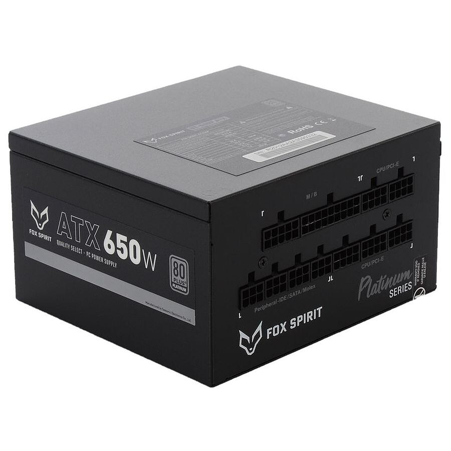 Fox Spirit GT-650P V2 - Platinium - Alimentation PC Fox Spirit sur ...