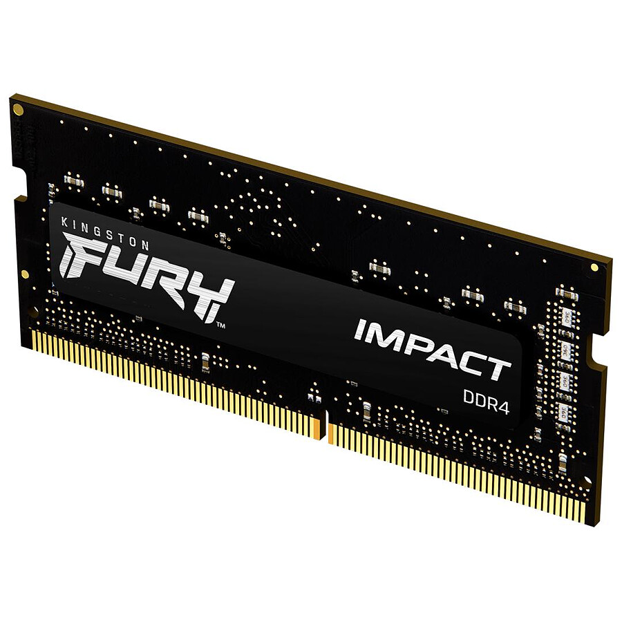 Kingston Fury Impact SO-DIMM - 1 x 16 Go (16 Go) - DDR4 2933 MHz - CL17 - Mémoire Kingston sur ...