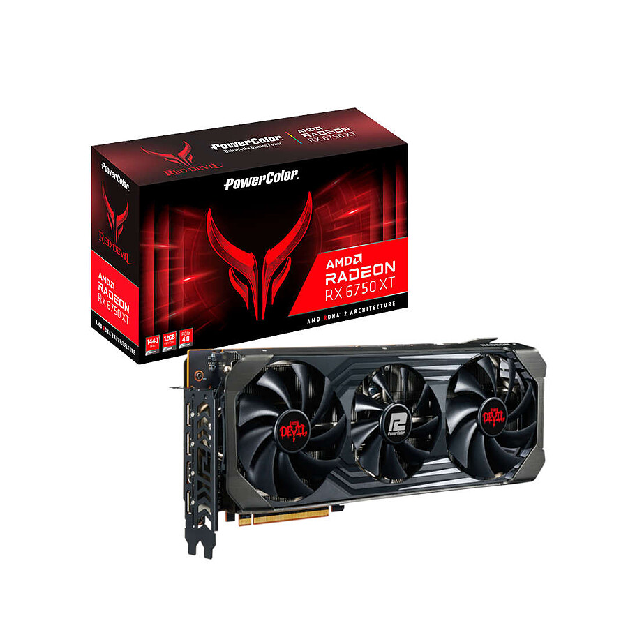 PowerColor Radeon 6750 XT Red Devil - Carte graphique PowerColor sur ...