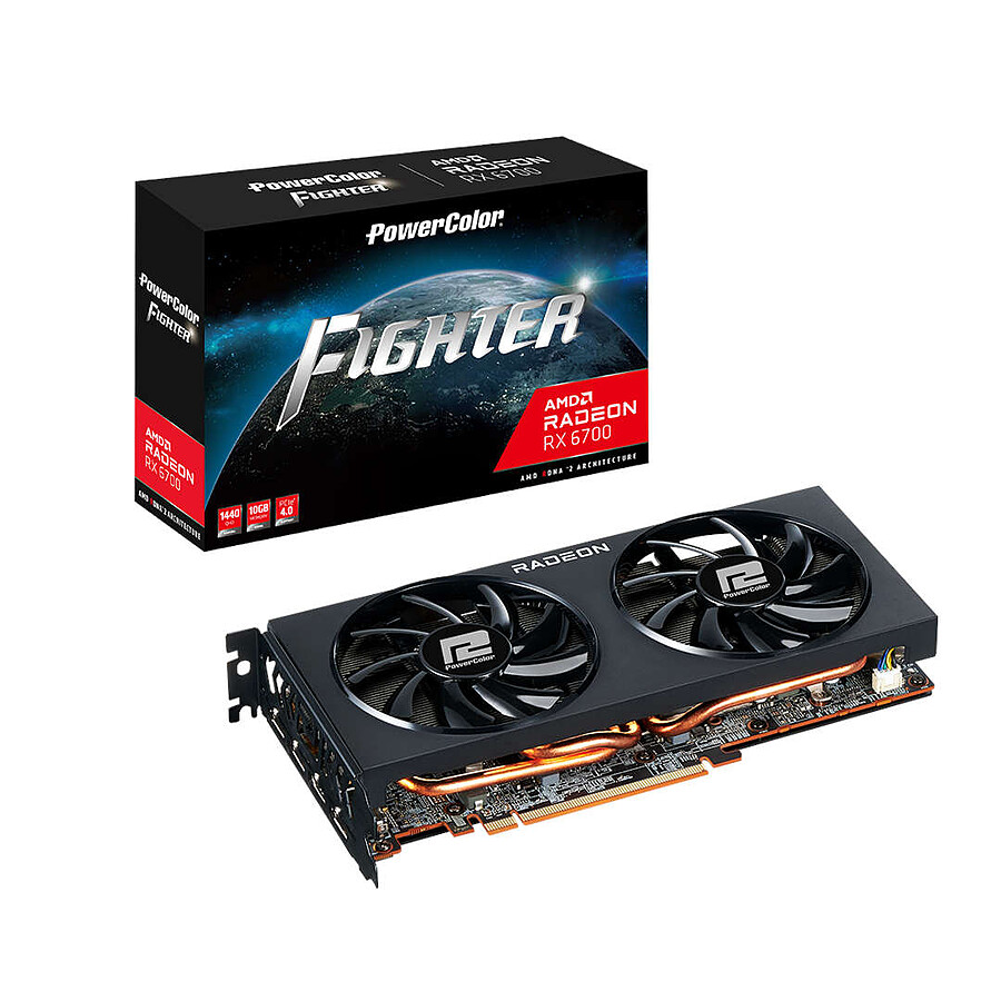 PowerColor Radeon 6700 Fighter - Carte graphique PowerColor sur ...