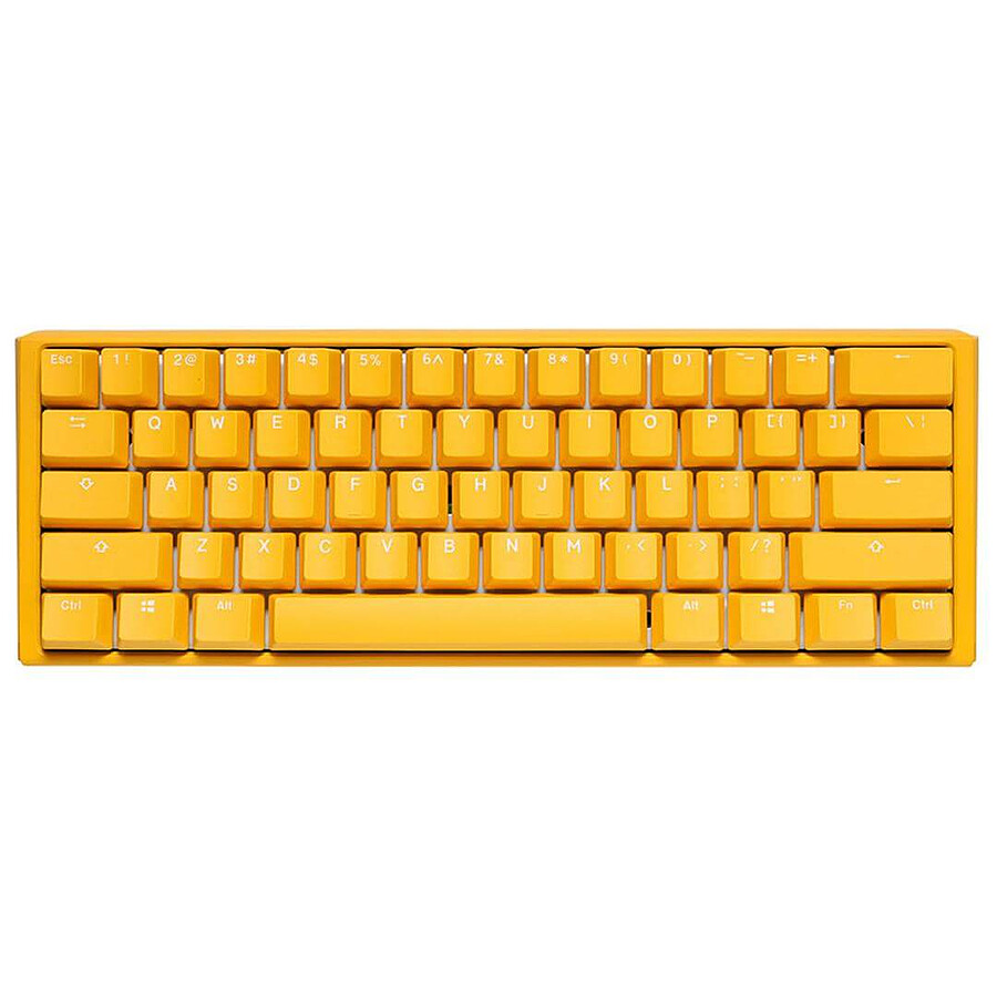 Ducky Channel One 3 Mini - Yellow Ducky - Cherry MX Blue - Clavier PC ...
