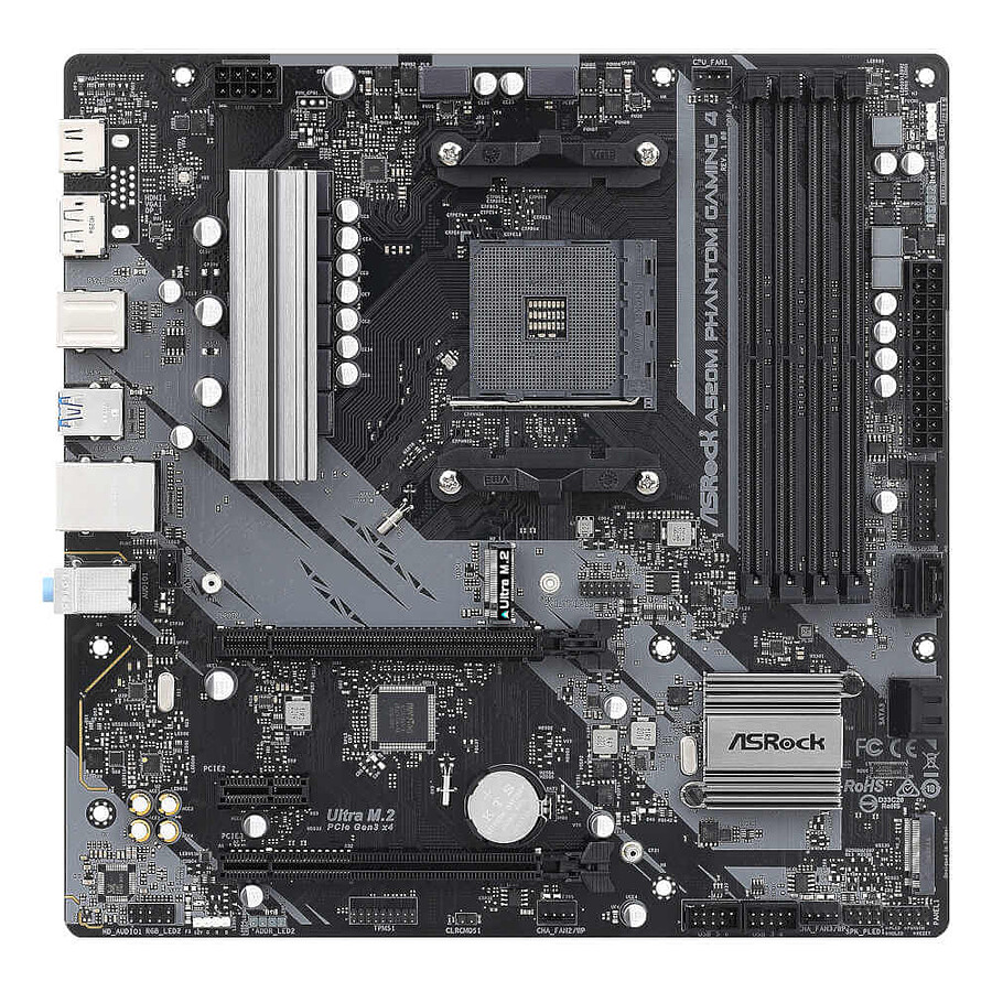 ASRock A520M Phantom Gaming 4 - Carte mère ASRock sur Materiel.net
