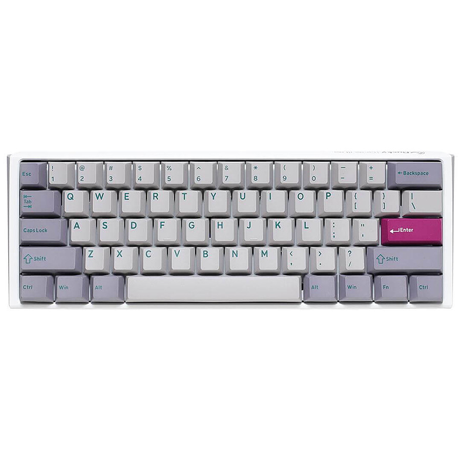 Ducky Channel One 3 Mini - Mist Grey - Cherry MX Brown - Clavier PC ...