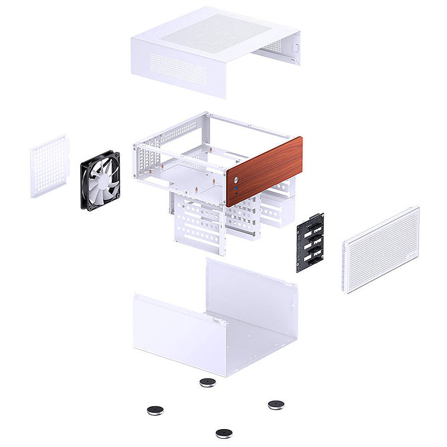 Jonsbo N4 - Blanc - Boîtier PC Jonsbo sur Materiel.net