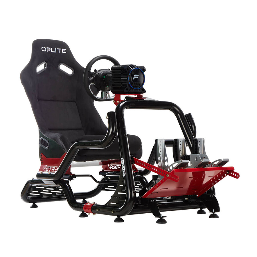 OPLITE GTR S8 Elite Force - Rouge - Cockpit / Siège de simracing OPLITE ...