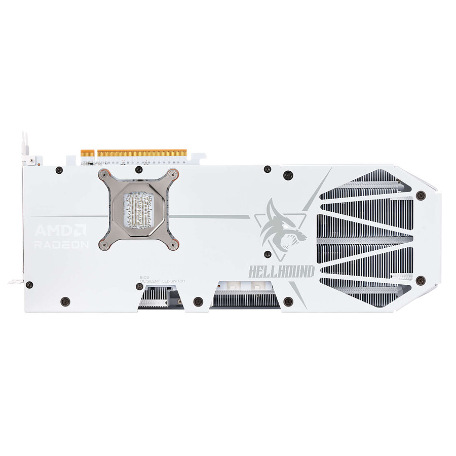 PowerColor Hellhound Spectral White AMD Radeon RX 9070 XT 16GB GDDR6 ...
